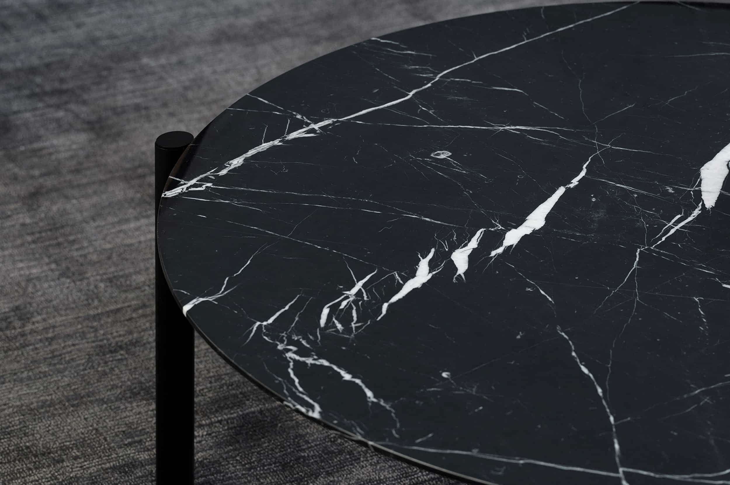 Eto Marble Coffee Table | Occasional Tables| Timber Veneer | Round ...