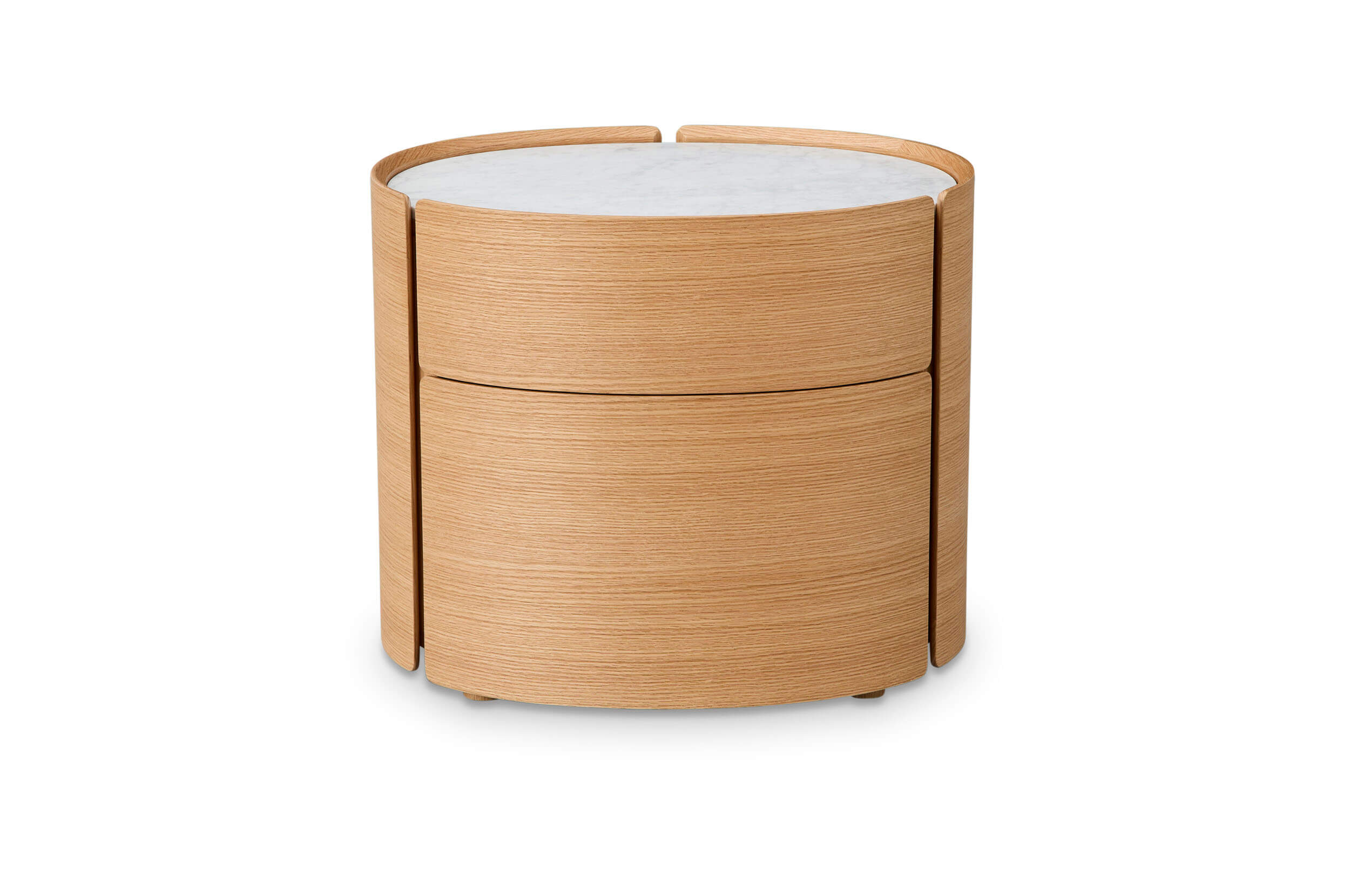 Riven Bedside Table with Ceramic Top