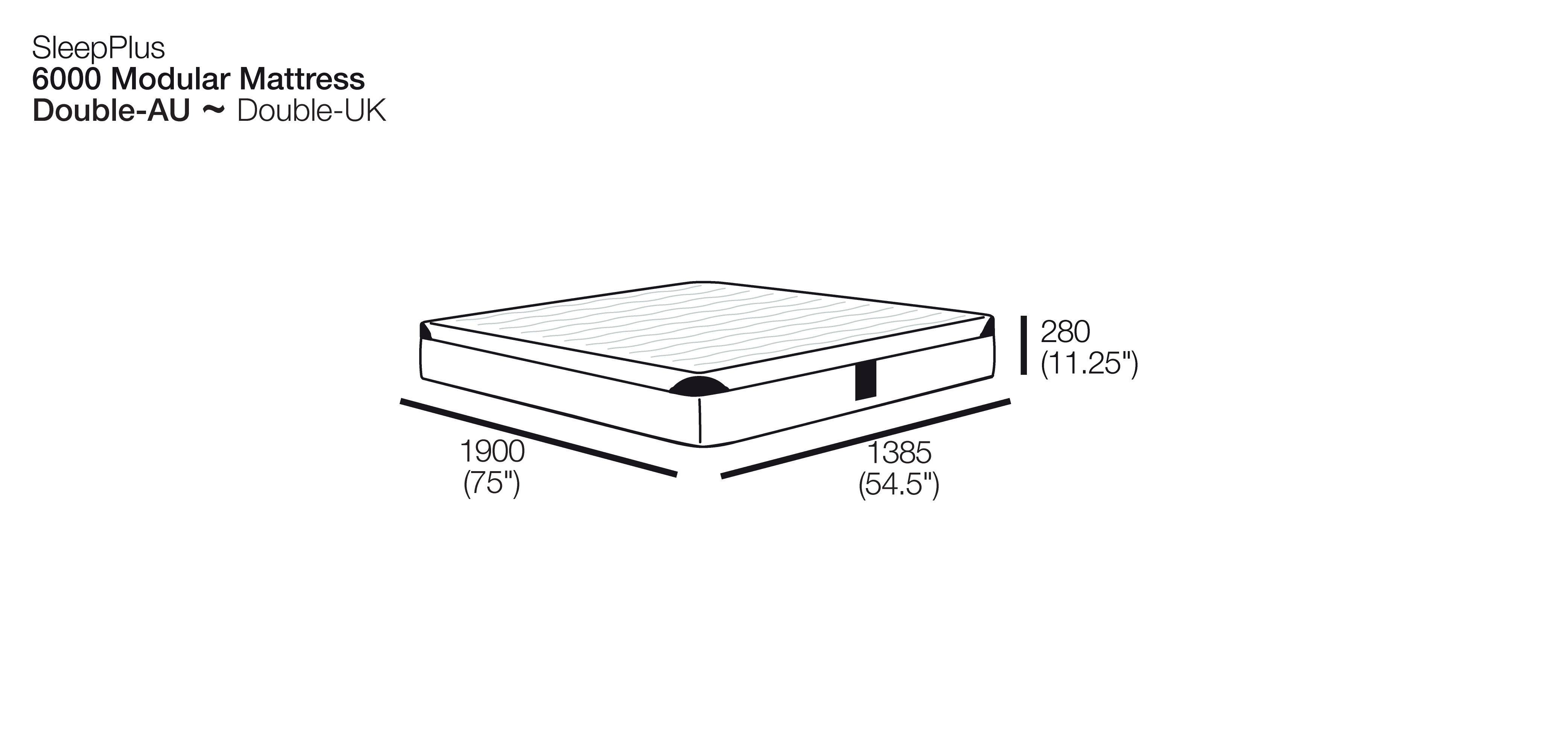 Sleep+™ Mattress 6000 – Double