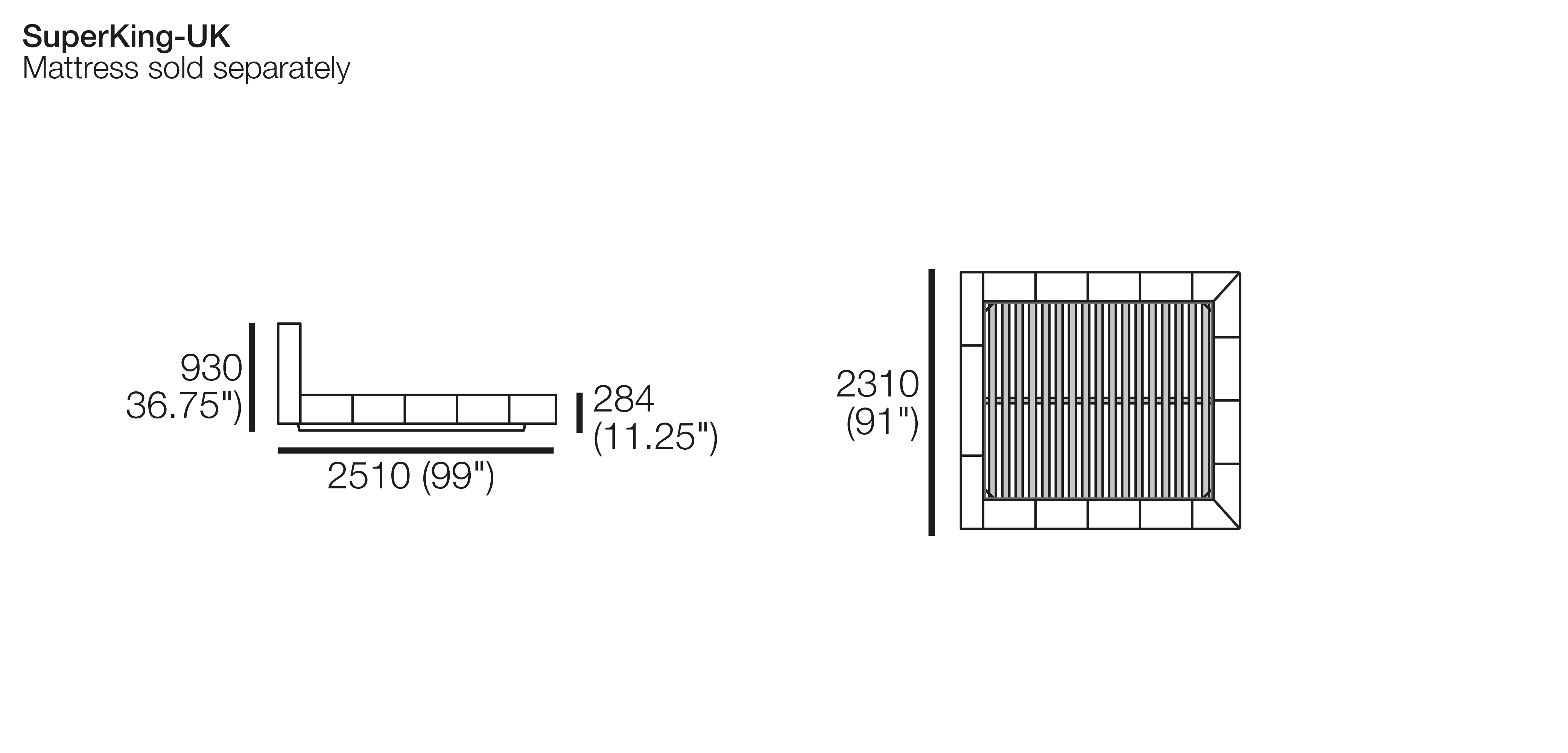 Jasper Bed | King Size Bed | Queen Size Bed - King Living