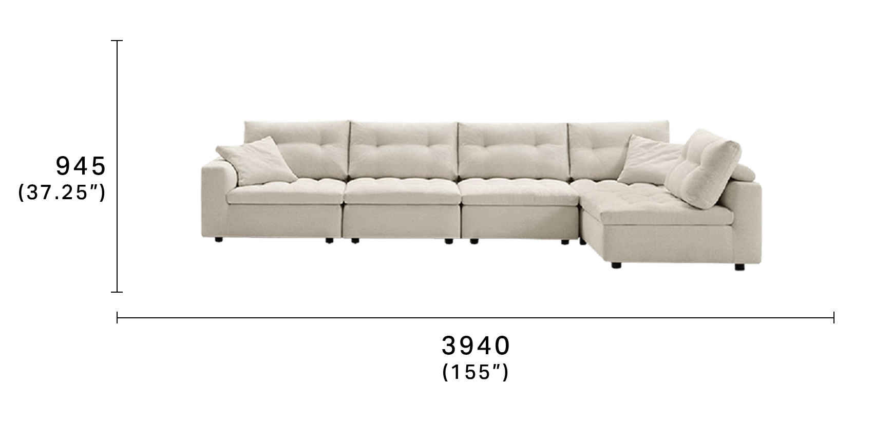 Max Sofa - Modular sofa | Unparalleled Comfort