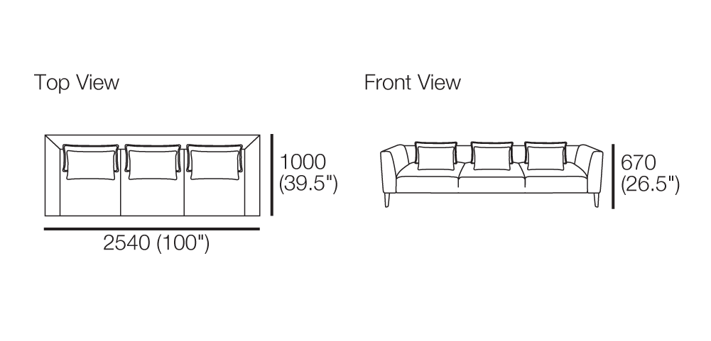 William Sofa - Designer sofa with deep seated comfort | Lounge | Couch ...